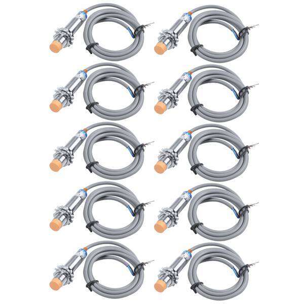 DC6-36V 300mA NPN NO 3-wire 4mm Tubular Inductive Proximity Sensor ...