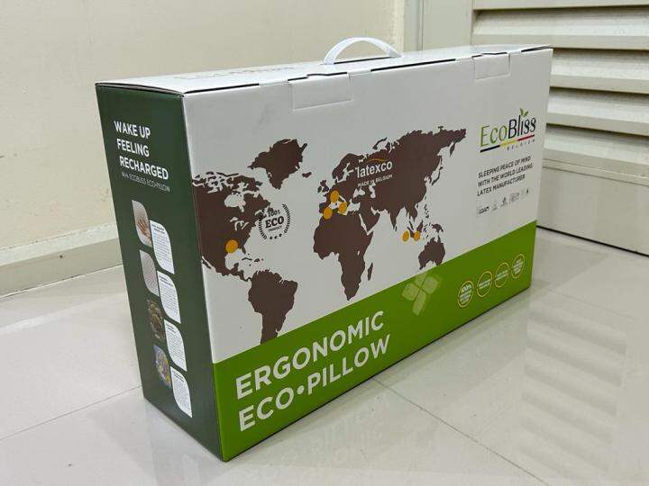 ECOBLISS LATEXCO ECO PILLOW / LATEX PILLOW/ BANTAL GETAH SEMULA JADI ...