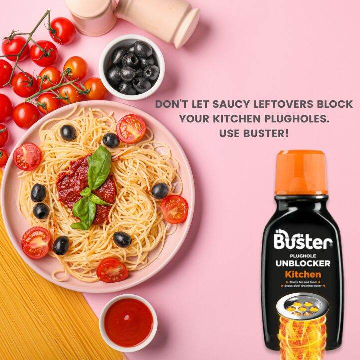 BUSTER KITCHEN PLUGHOLE UNBLOCKER 200G | Lazada