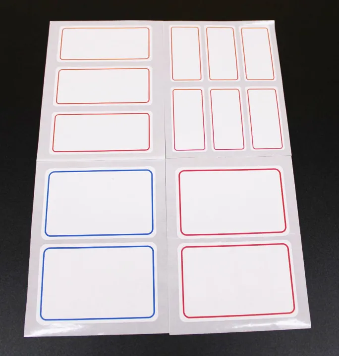 Sticker Paper Label waterproof self-adhesive name stickers handwritten ...