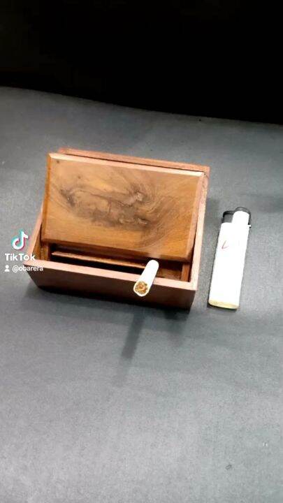 Dispenser Rokok Mini / Kotak Rokok Kayu | Lazada Indonesia