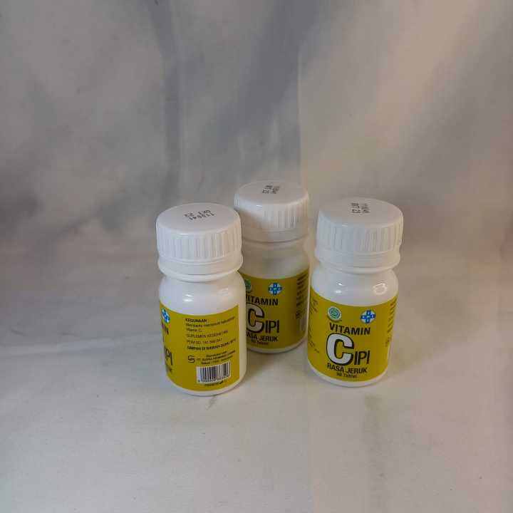 Vitamin C IPI botol isi 90 tablet - Rasa Jeruk | Lazada Indonesia