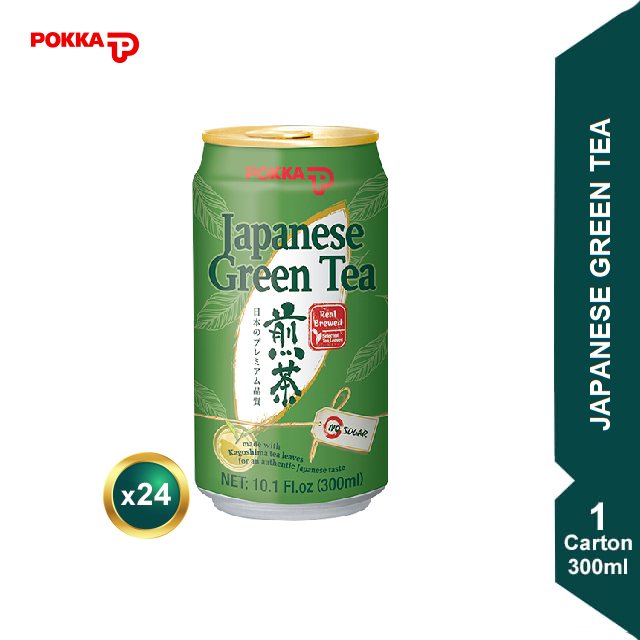 Pokka Japanese Green Tea 1 Carton (24 x 300ml) [KL & Selangor Delivery ...