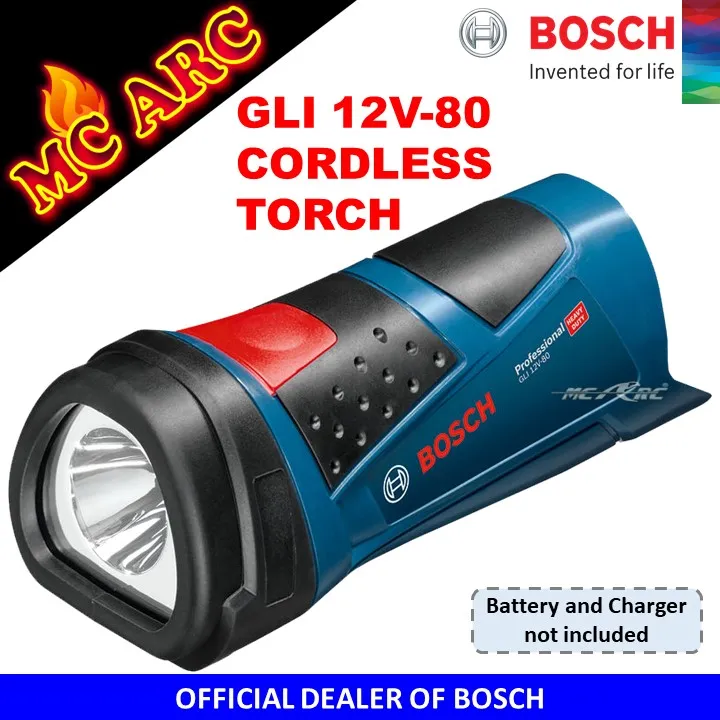 Bosch GLI 12V-80 Cordless Torch Original | MC ARC | Authentic | MCARC ...
