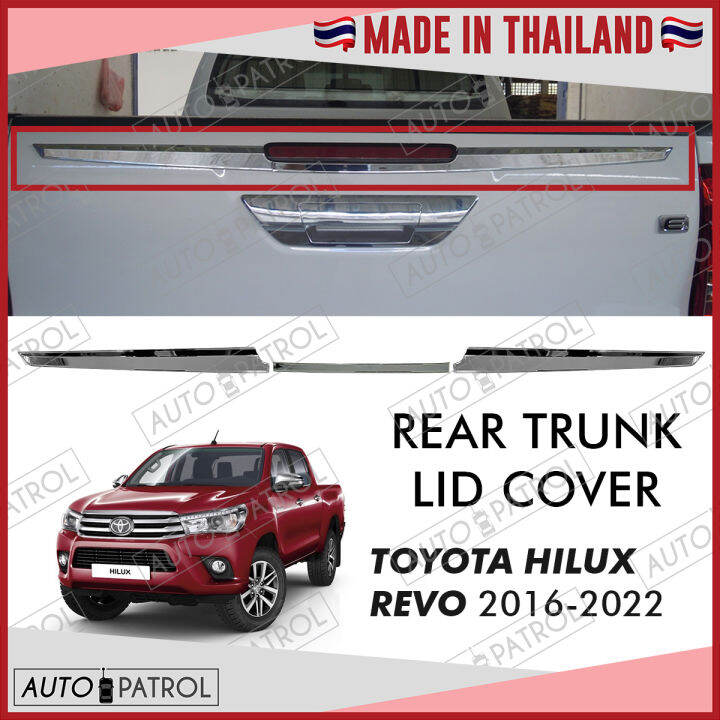 Toyota Hilux Revo 2016-2022 Rear Trunk Lid Cover Chrome | Lazada PH