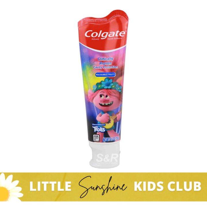Colgate Kids Trolls Mild Bubble Fruit Toothpaste 130g | Lazada PH