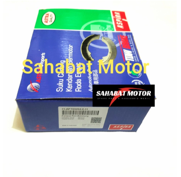 Kampas Rem Belakang Avanza dan Xenia Brake Shoe Avanza TDW Astra ...