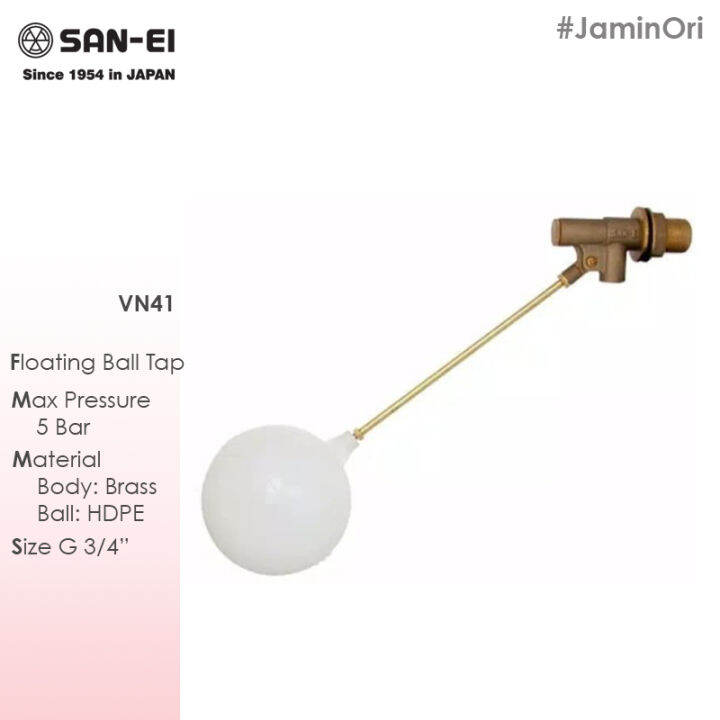 San-Ei Floating Valve Pelampung Air 3/4 inch - Tandon Air VN 41 | Lazada Indonesia