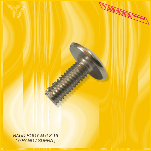 Baud Body M 6 X 16 ( Grand / Supra ) - Isi 2 Pcs - | Lazada Indonesia