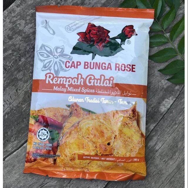 Rempah Gulai Cap Bunga Ros Terengganu 205g | Lazada
