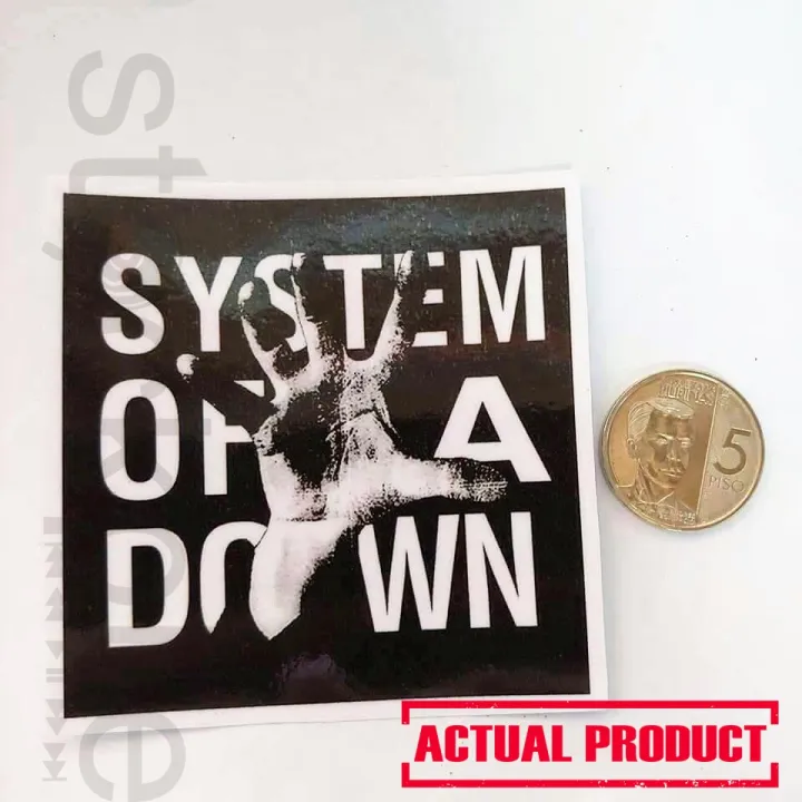 SYSTEM OF A DOWN BAND VINYL STICKERS | Lazada PH