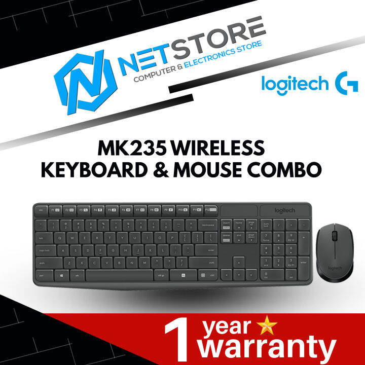 Logitech Mk235 Wireless Keyboard And Mouse Combo 920 007937 Lazada