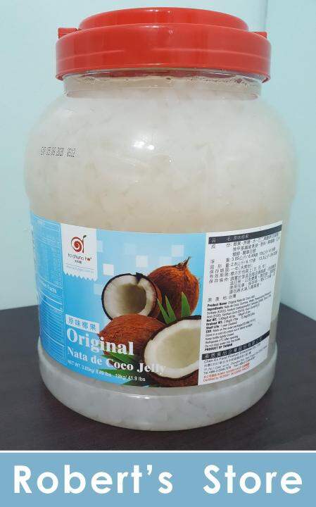 Nata de Coco Coconut Jelly 4kgs. Ta Chung Ho brand - Milk Tea sinkers ...