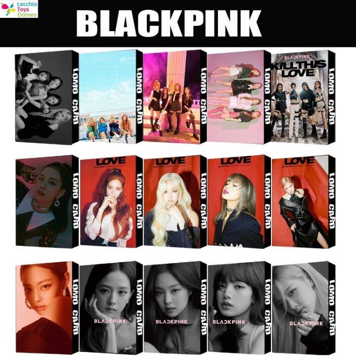 LT【Fast Delivery】READY STOCK// 30 Pcs/box BLACKPINK Kpop Lomo Card ...