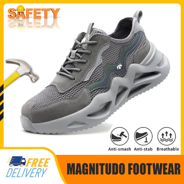 Sepatu Sneakers Safety Ujung Besi Baja Pria COLTON Sepatu Sefty ...