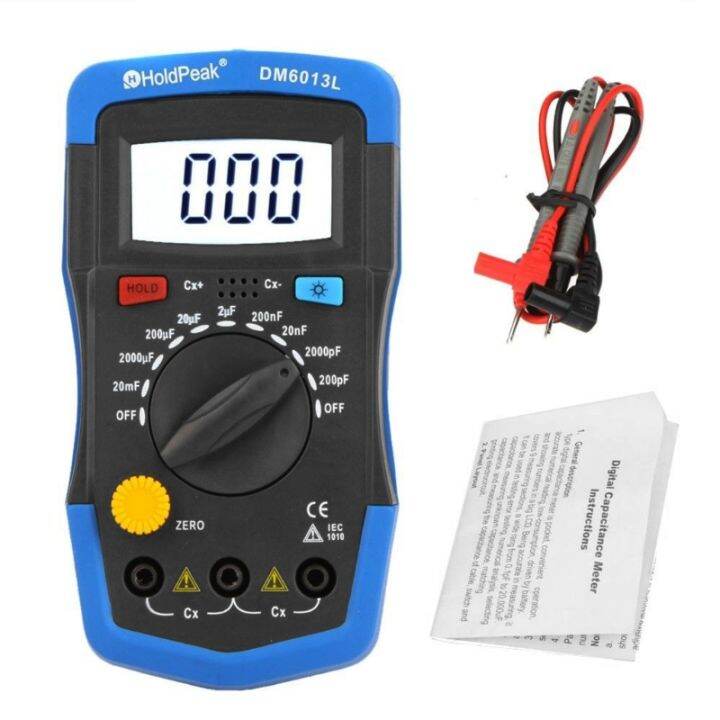 Handheld Digital Capacitance Meter Capacitor Tester Capacimeter ...