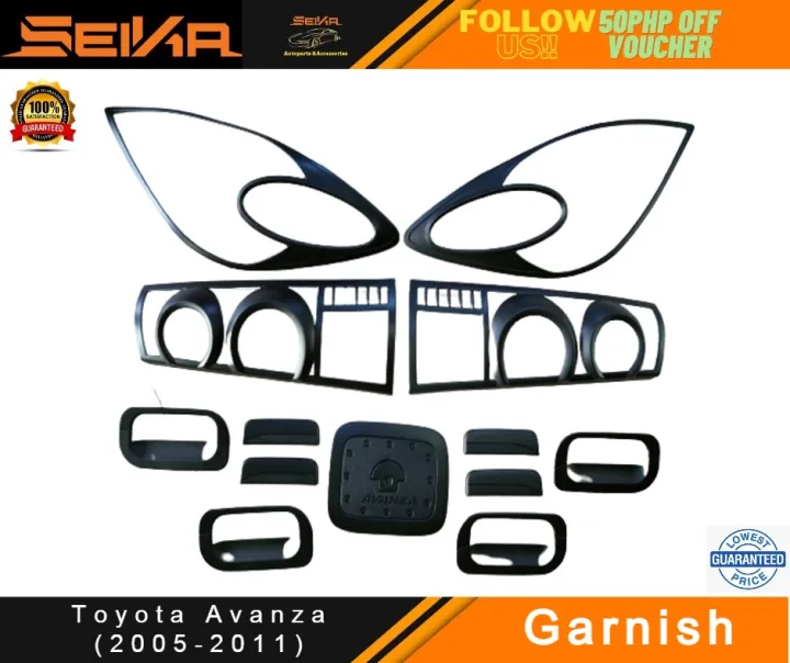 Toyota Avanza Complete Set Garnish (2005-2011) | Lazada PH