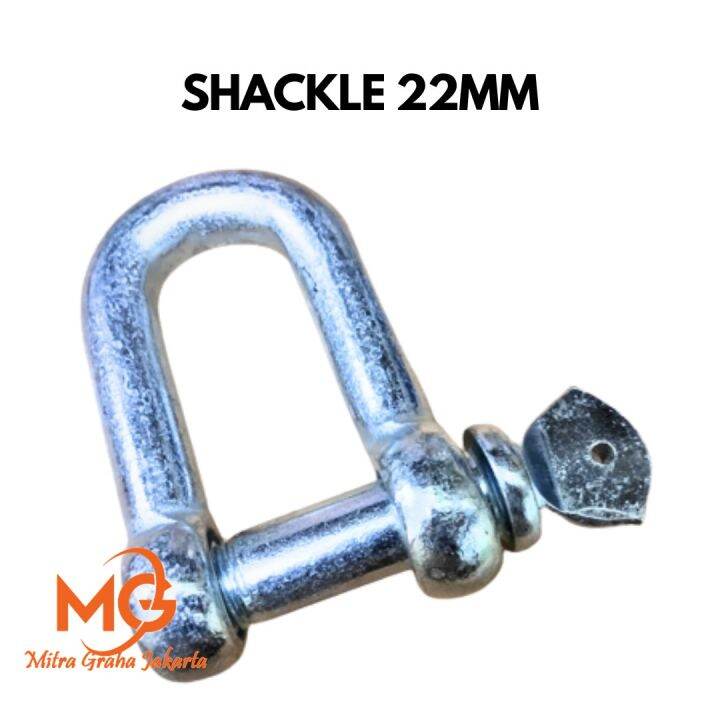 MG Shackle Omega D 7/8" Inch 22mm Sambungan Rantai Besi & Mobil SUV ...