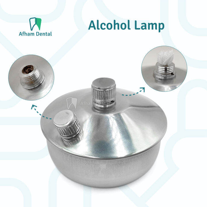 DENTAL LAB ALCOHOL BUNSEN BURNER LAMP / LAMPU ALKOHOL SPIRTUS SPIRITUS ...