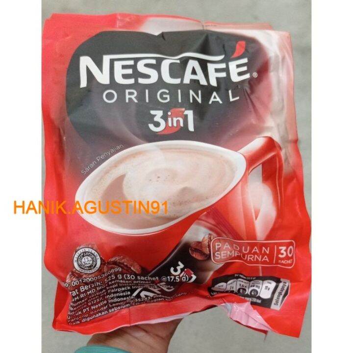 Nescafe Original 3in1 17.5gr x 30 kemasan isi 30 Sacset | Lazada Indonesia