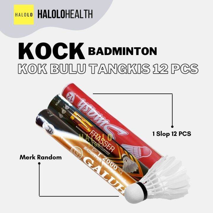 Kock Badminton Kok Bulutangkis Shuttlecock 1 Slop Isi 12 PCS | Lazada ...