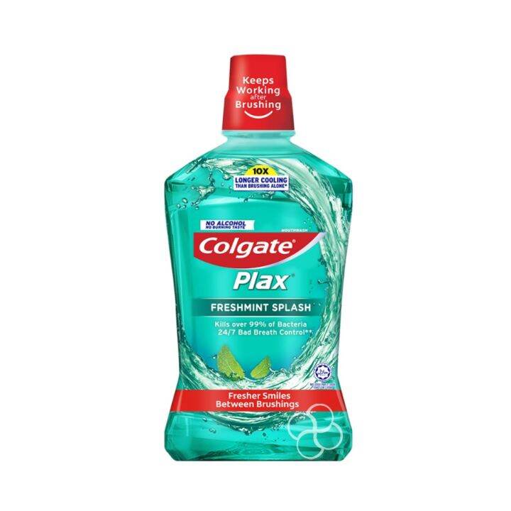 Colgate Plax Freshmint Splash Antibacterial Mouthwash 1L | Lazada PH