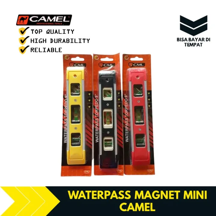 Waterpass Magnet Mini CAMEL Torpedo Panjang 9 Inch TBA1440 | Lazada Indonesia