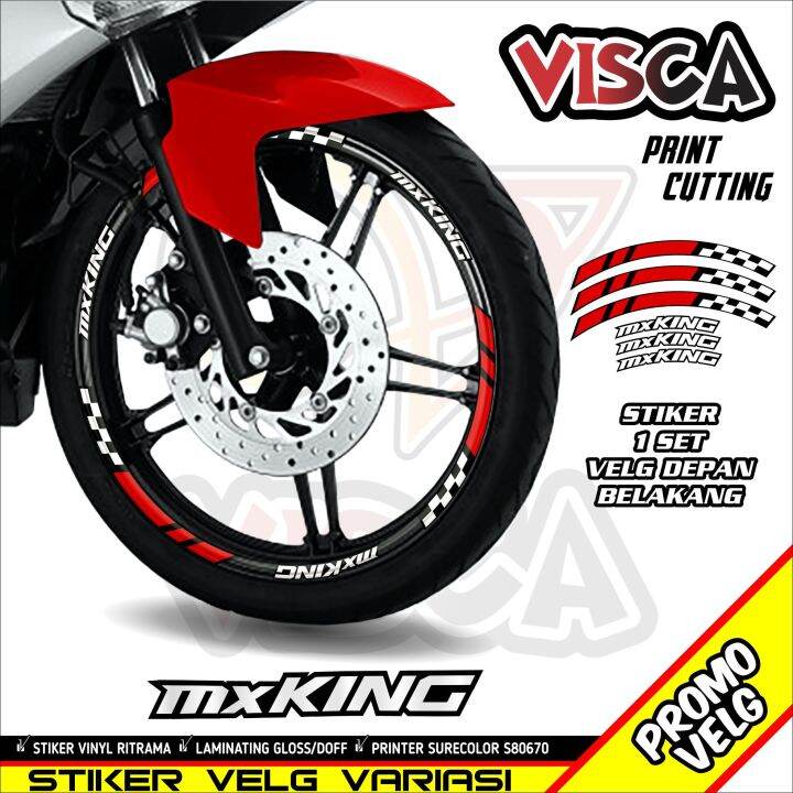 Stiker Velg List Velg Motor Cutting Sticker Velk Mx King Variasi Racing ...