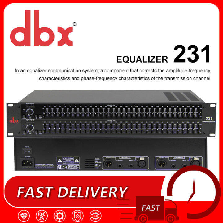 DBX Graphic Equalizer dbx 231 Dual channel 31 band 2-series(There is a choice of black and white ...