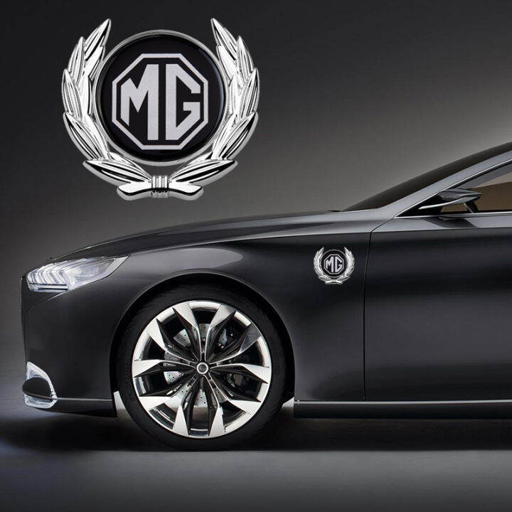 1 Piece Metal Car Window Emblem Sticker for MG 3 5 6 MG HS ZS GS TF ZR ...