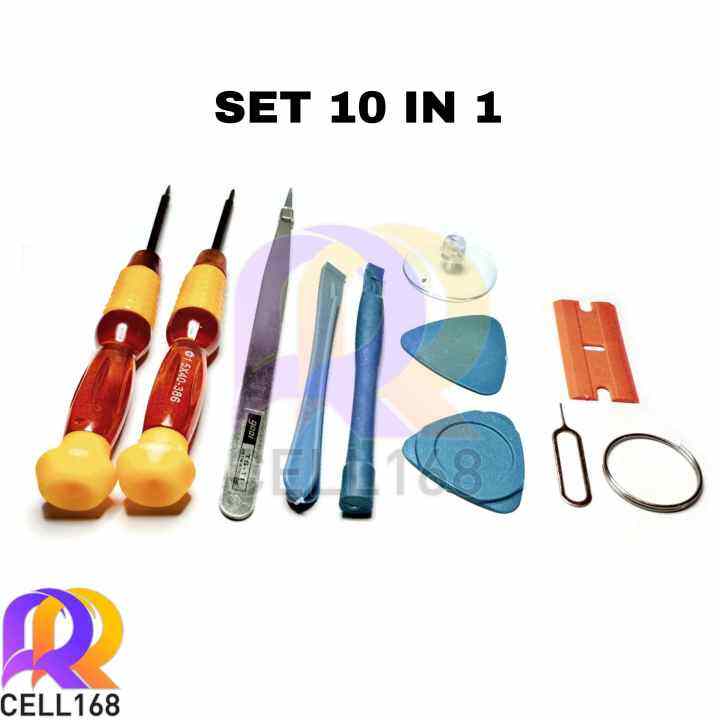 OBENG SET 10 IN 1 TOOLSET OBENG HP | Lazada Indonesia