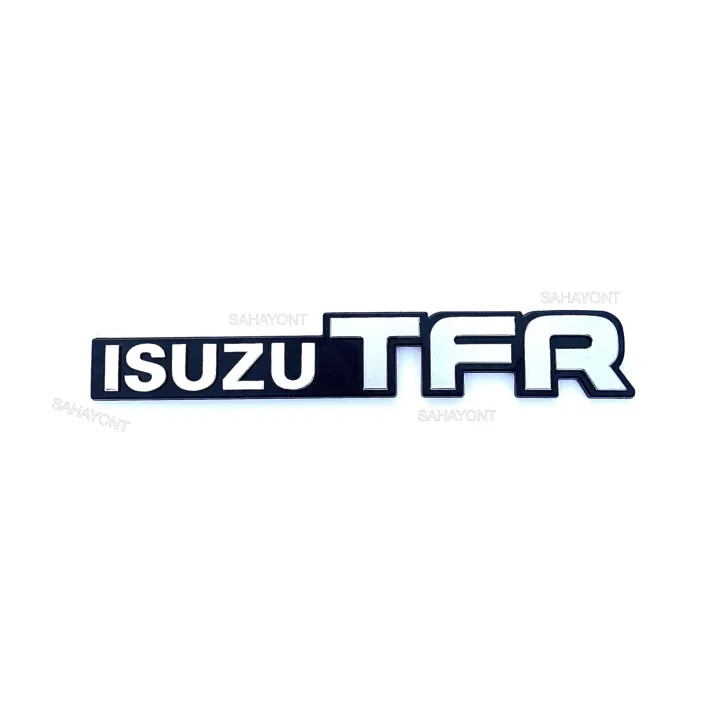 (ราคาต่ออัน) ตัวหนังสือ ติดประตู ISUZU TFR ของ อีซูซุ TFR มังกร ชุบ โครเมี่ยม (ขนาด 3.5 x 21.5cm ...
