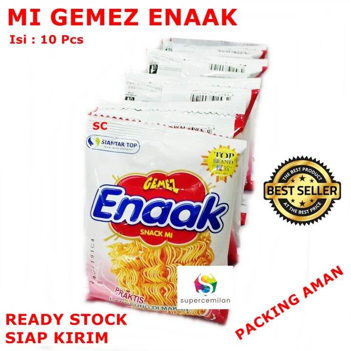 Mie Gemez Enaak Snack Mi (Isi 10 Pcs) | Lazada Indonesia