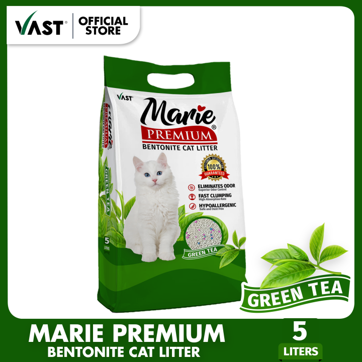 MARIE Premium Cat Litter - Green Tea 5L | Lazada PH