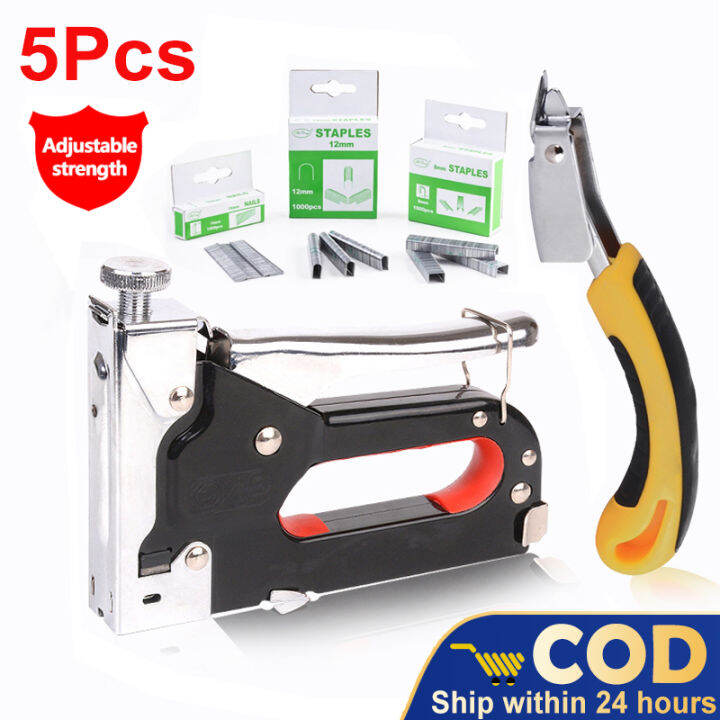 Heavy Duty Staple Nails Stainless 3 in 1 Staple Wire for Gun Tucker U ...