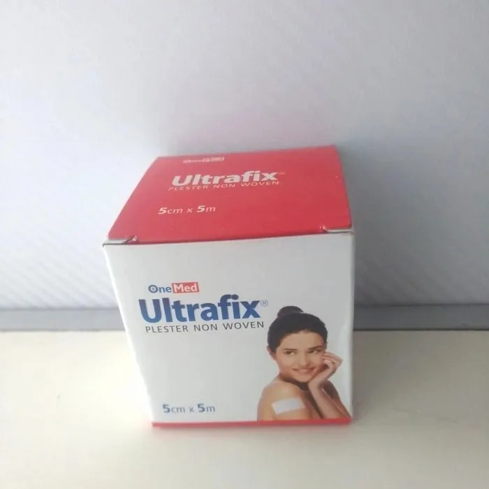 ultrafix 5cmx5m onemed plester putih luka operasi 1 BOX mirip hipafix ...