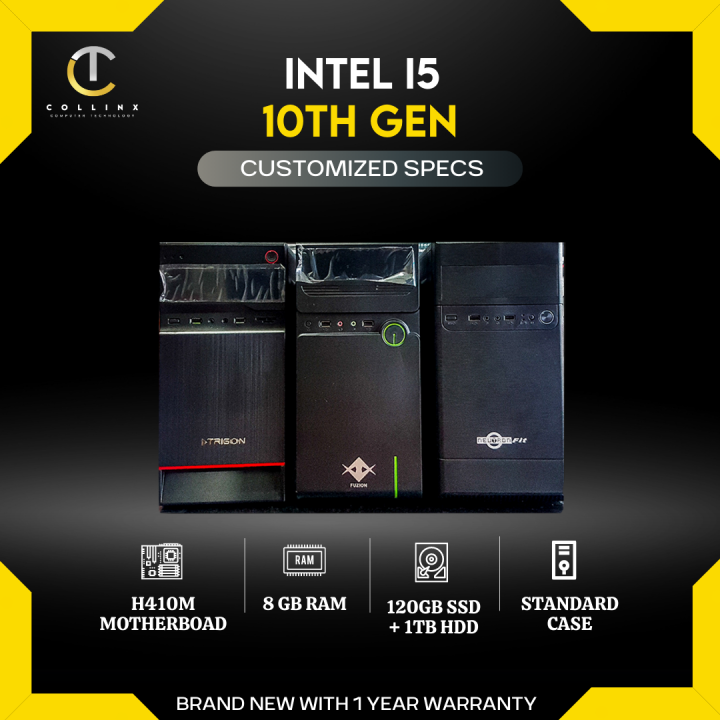 [Customized PC Specs] In i5 10th Gen Processor CPU H410M Motherboard ...
