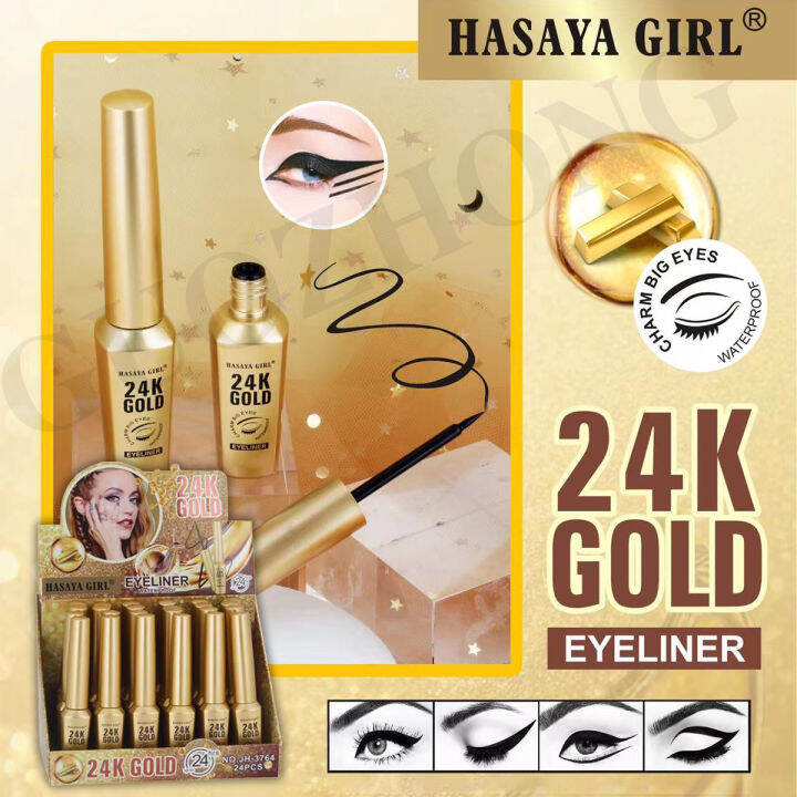 อายไลเนอร์ หัวปากกา กันน้ำกันเหงื่อ เขียนง่ายติดทนนาน 24 ชั่วโมง HASAYA ...