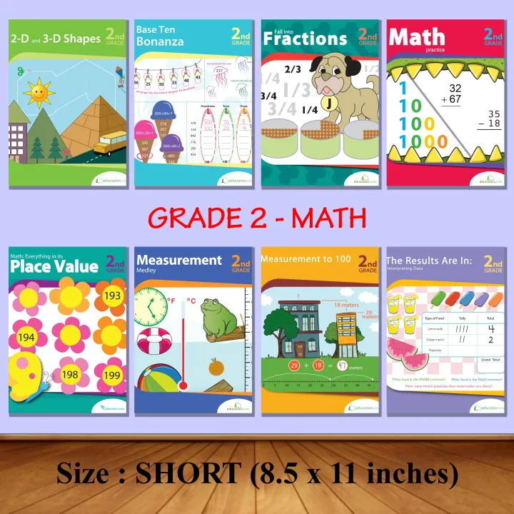 GRADE 2 MATH (Worksheets / Workbooks) | Lazada PH