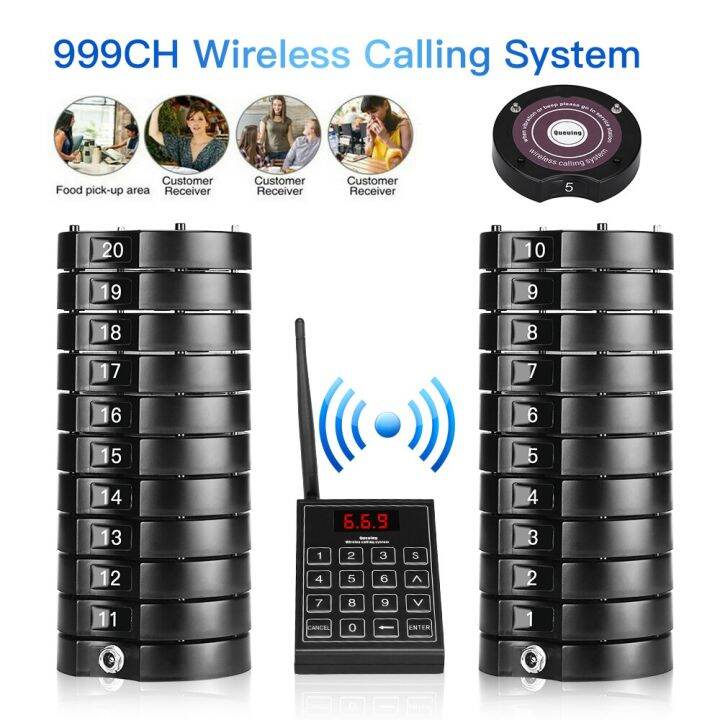 20 PCS/Pack Beeper Pager Restaurant Calling System Wireless Guest ...