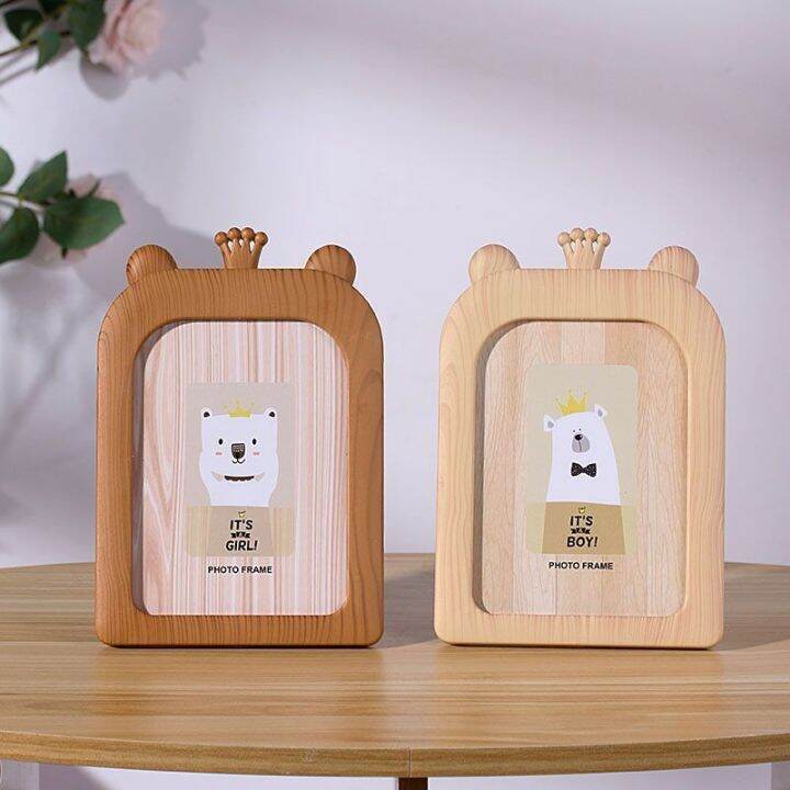Photo Frame Wood 1087A/1086A PICTURE FRAME Cute Minimalist Photo Frame ...