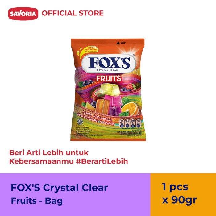 FOX'S Fruit Bag - Permen Rasa Buah 90g | Lazada Indonesia