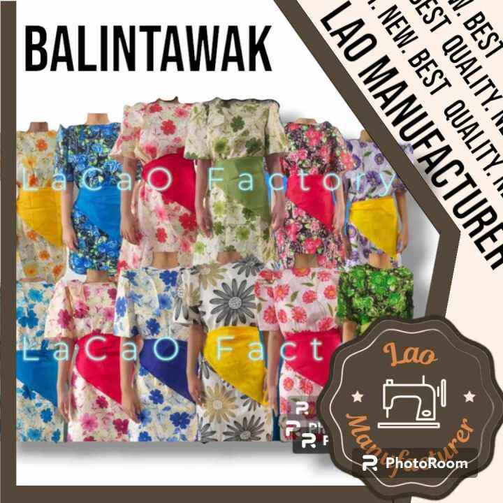 LAO MANUF'S/ FILIPINO TRADITIONAL ATTIRE/FILIPINIANA/BALINTAWAK | Lazada PH