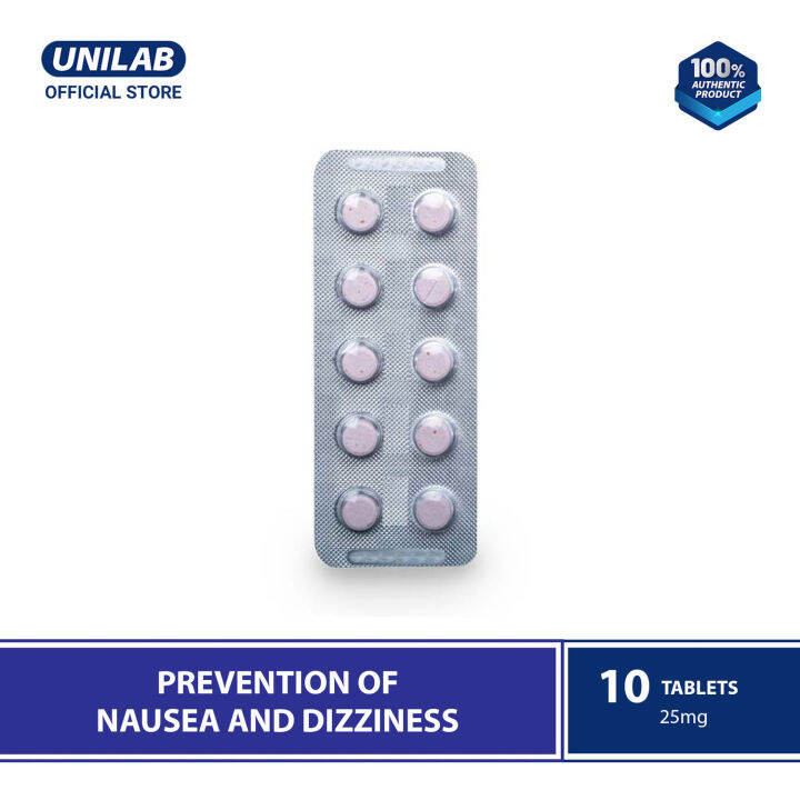 United Home Dizitab (Relief For Dizziness Blister Of 10 Tablets ...