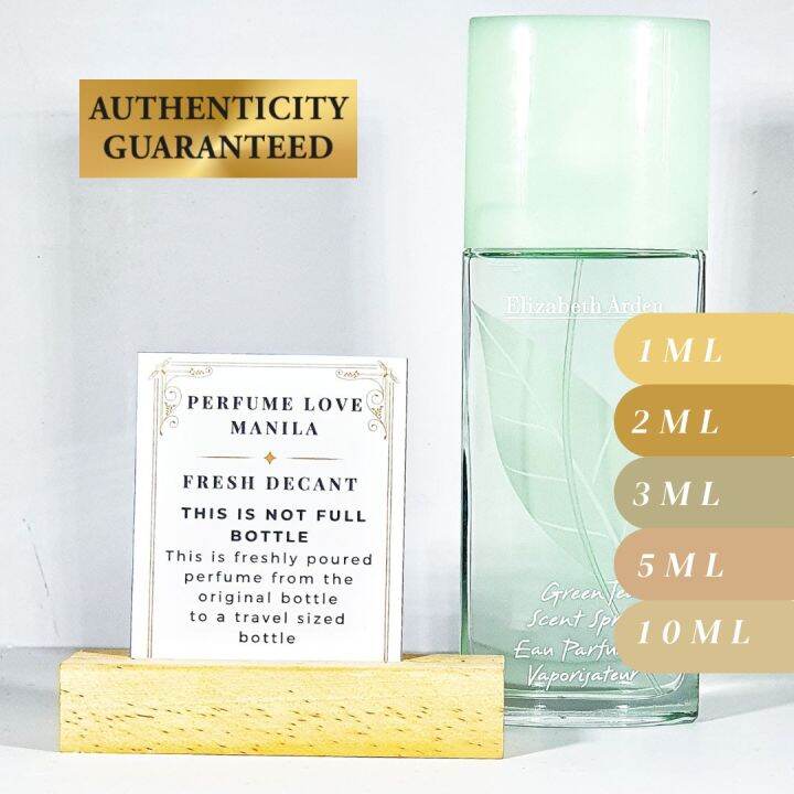 DECANT ONLY Elizabeth Arde n Green tea 1ml 2ml 3ml 5ml perfume decant ...