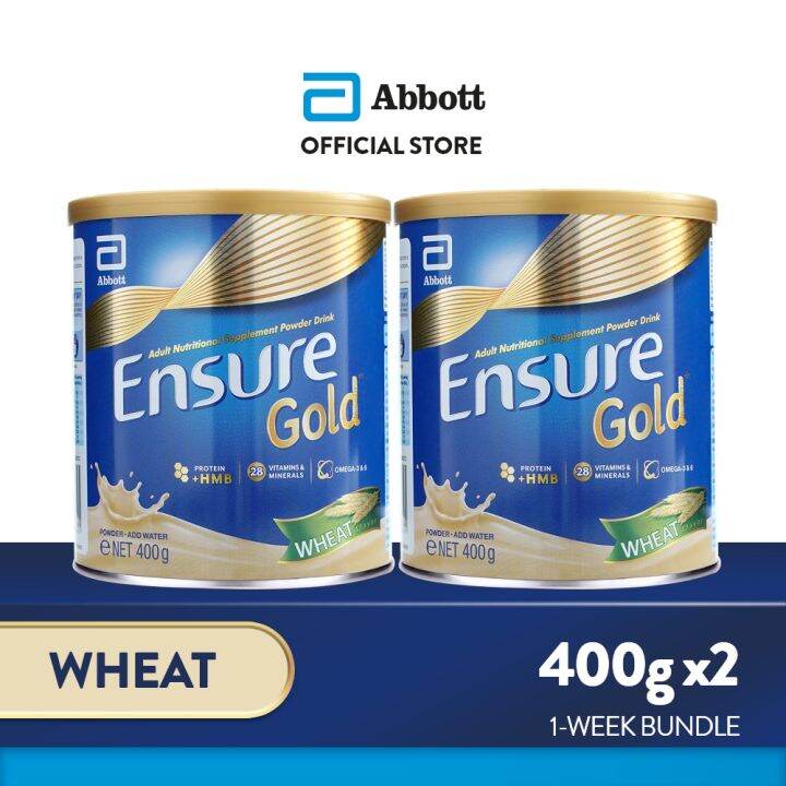 Ensure Gold HMB Wheat 400G For Adult Nutrition Bundle of 2 | Lazada PH