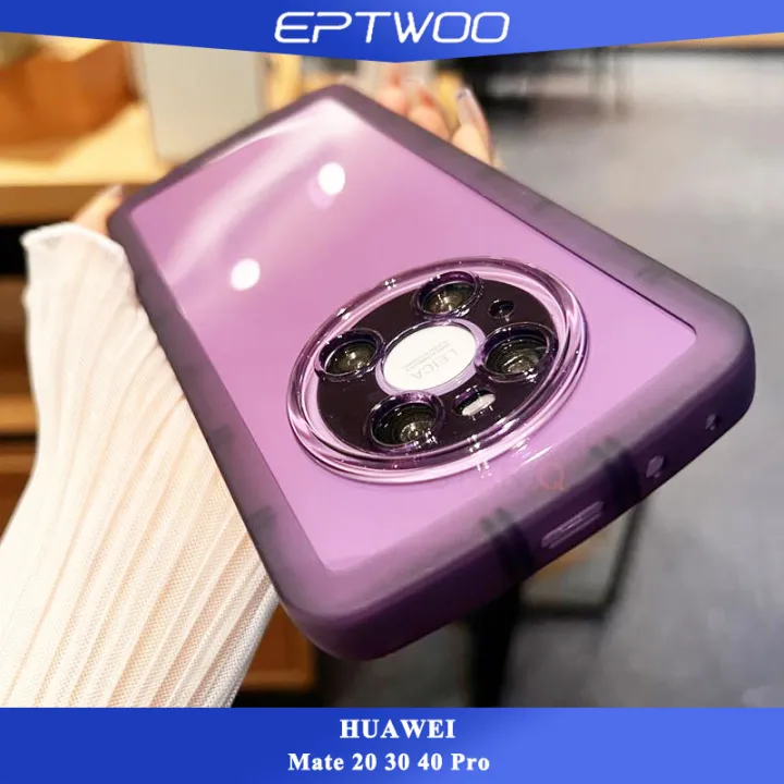 EPTWOO สำหรับ Huawei Mate 20 30 40 Pro Luxury Soft ใสเคสโทรศัพท์กันกระแทกฝาหลัง NA-02 | Lazada.co.th