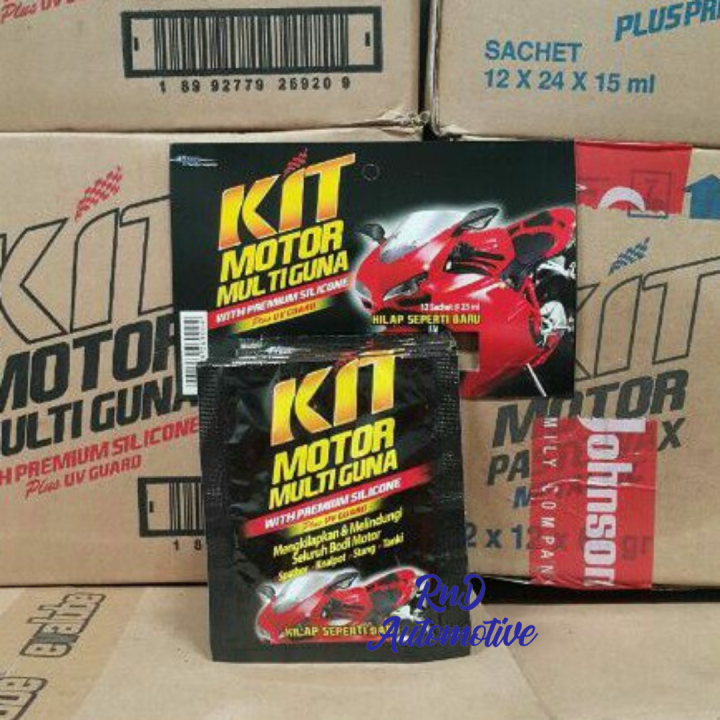 KIT Motor Multiguna Sachet 25ml With Premium Silicone Isi 12 Sachet ...