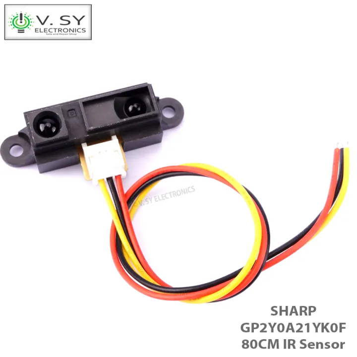 Sharp GP2Y0A21YK0F 10CM to 80CM IR Infrared Distance Sensor 2Y0A21 F 98 ...