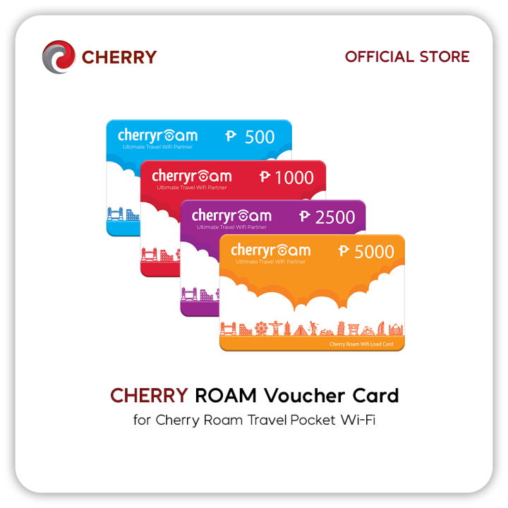CHERRY ROAM Credit Voucher Card (P500-P5000) | Lazada PH
